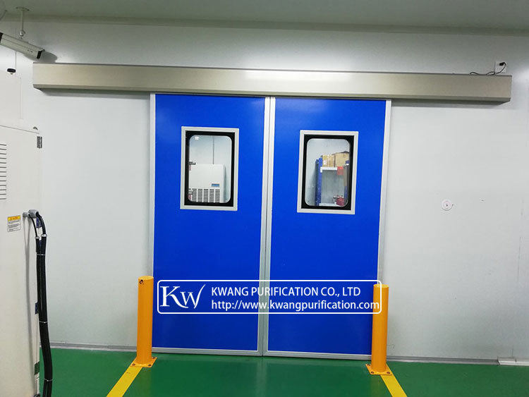 External Mount Automatic Sliding Cleanroom Door - Wuxi Kwang ...